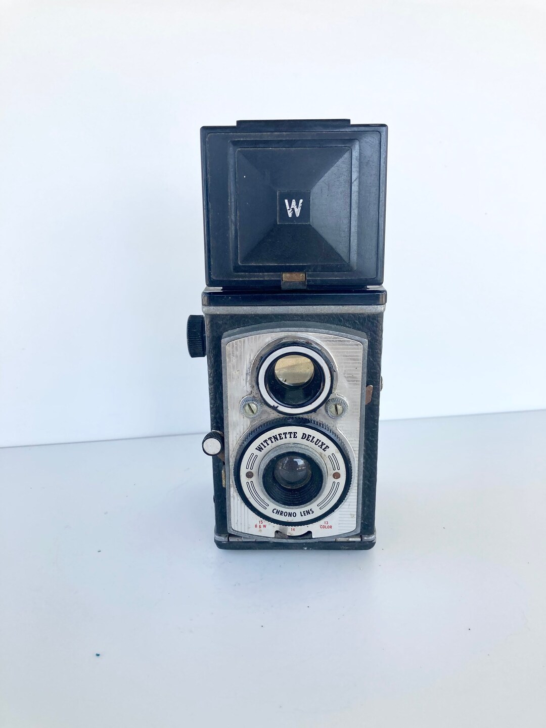 Vintage Twin Lens TLR Camera Deluxe Wittnette Chrono Lens Camera - Etsy