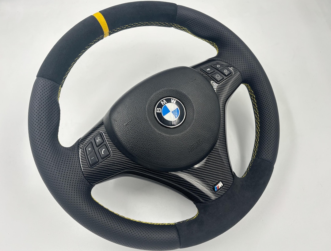 BMW M SPORT Steering Wheel E90 E92 E88 E82 E81 E87 E91 E93 ALCANTARA ...