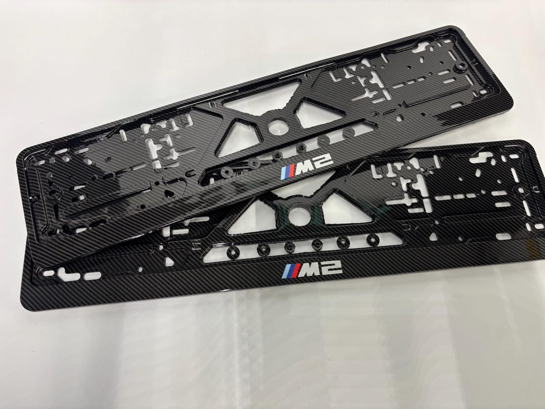 2x CARBON BMW M2 Number Plate Surround Holder Frame - Etsy