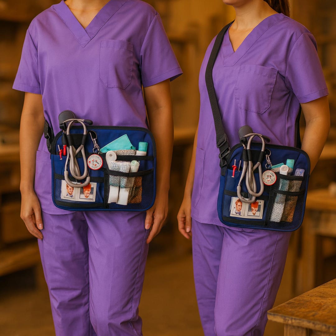 Nurse Waist Bag Multi-compartment Organizer | Durable Medical Tool ...