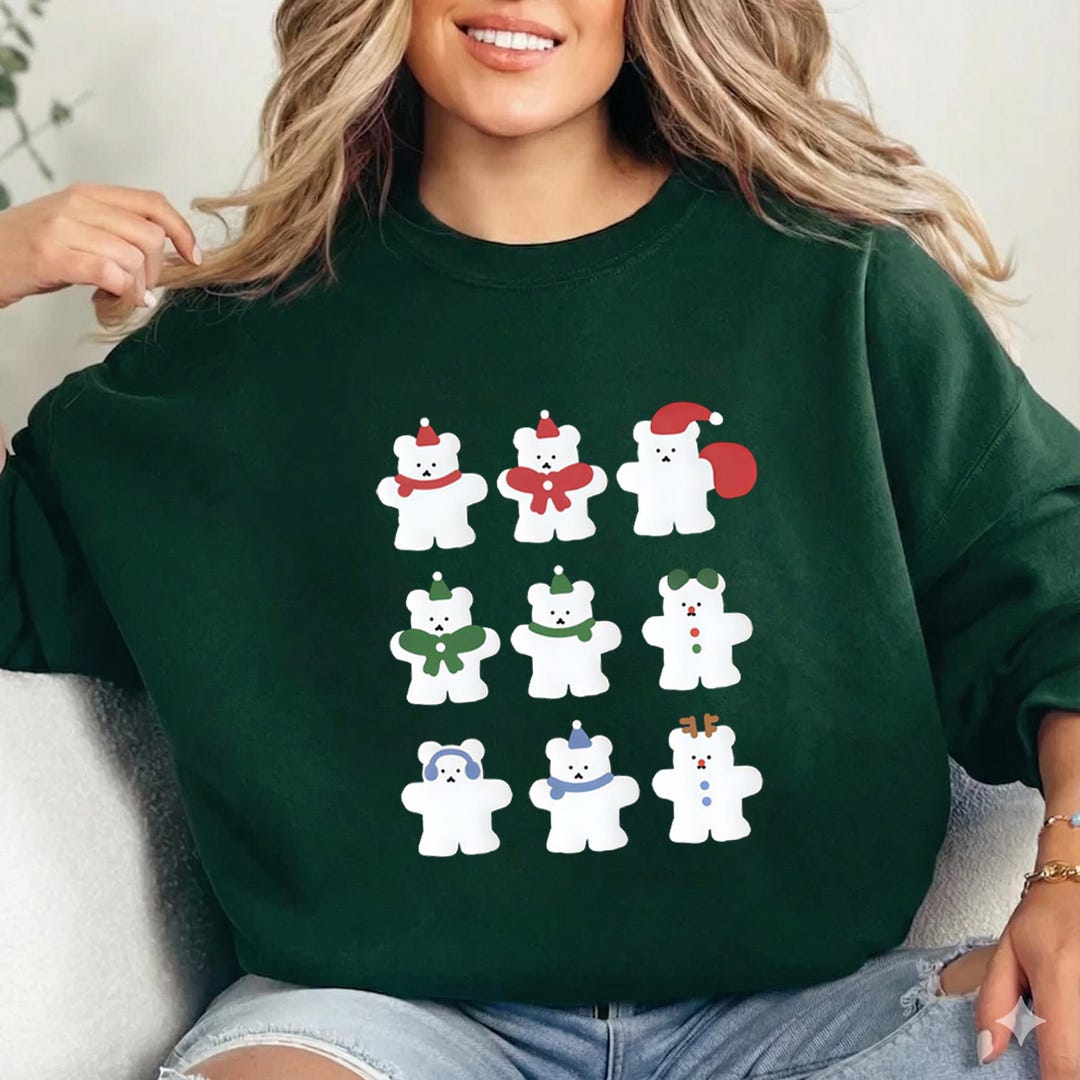 Preppy Christmas Teddies Bear PNG Preppy Bear Cute Teddies Bears Shirt ...