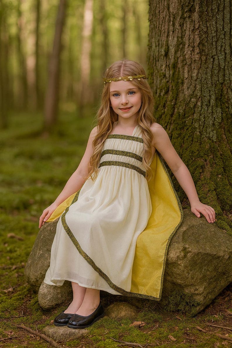 Handmade Greek Goddess Costume for Women – Halloween Cosplay Ancient ...