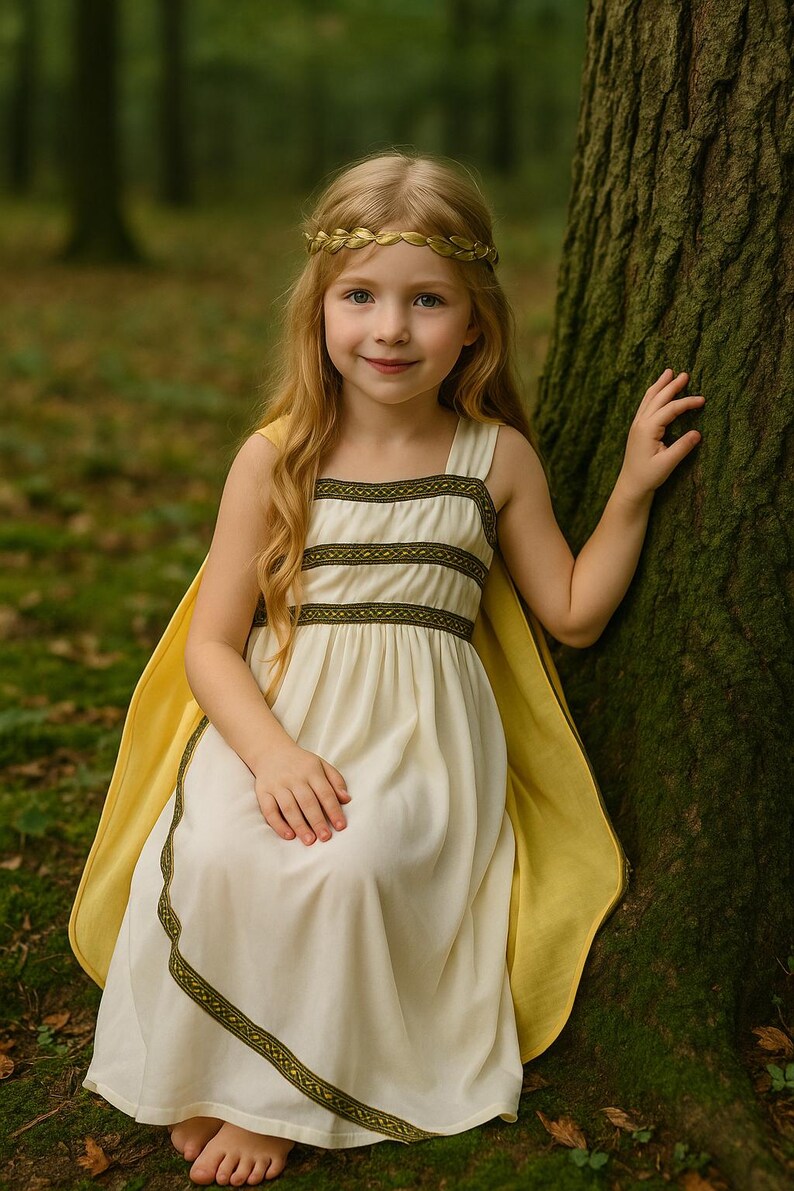 Handmade Greek Goddess Costume for Women – Halloween Cosplay Ancient ...