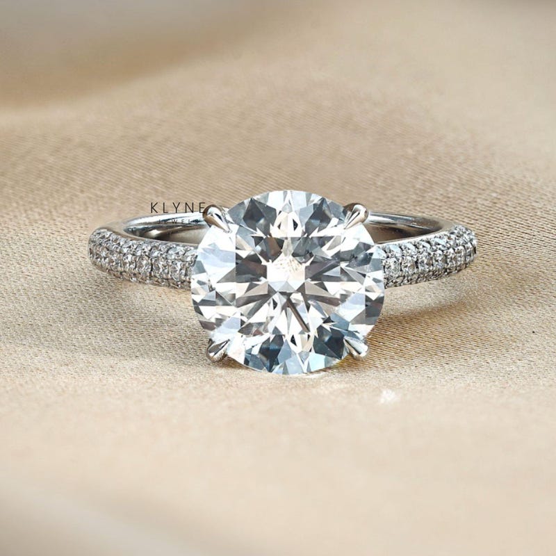 Pave Band Sterling - Etsy