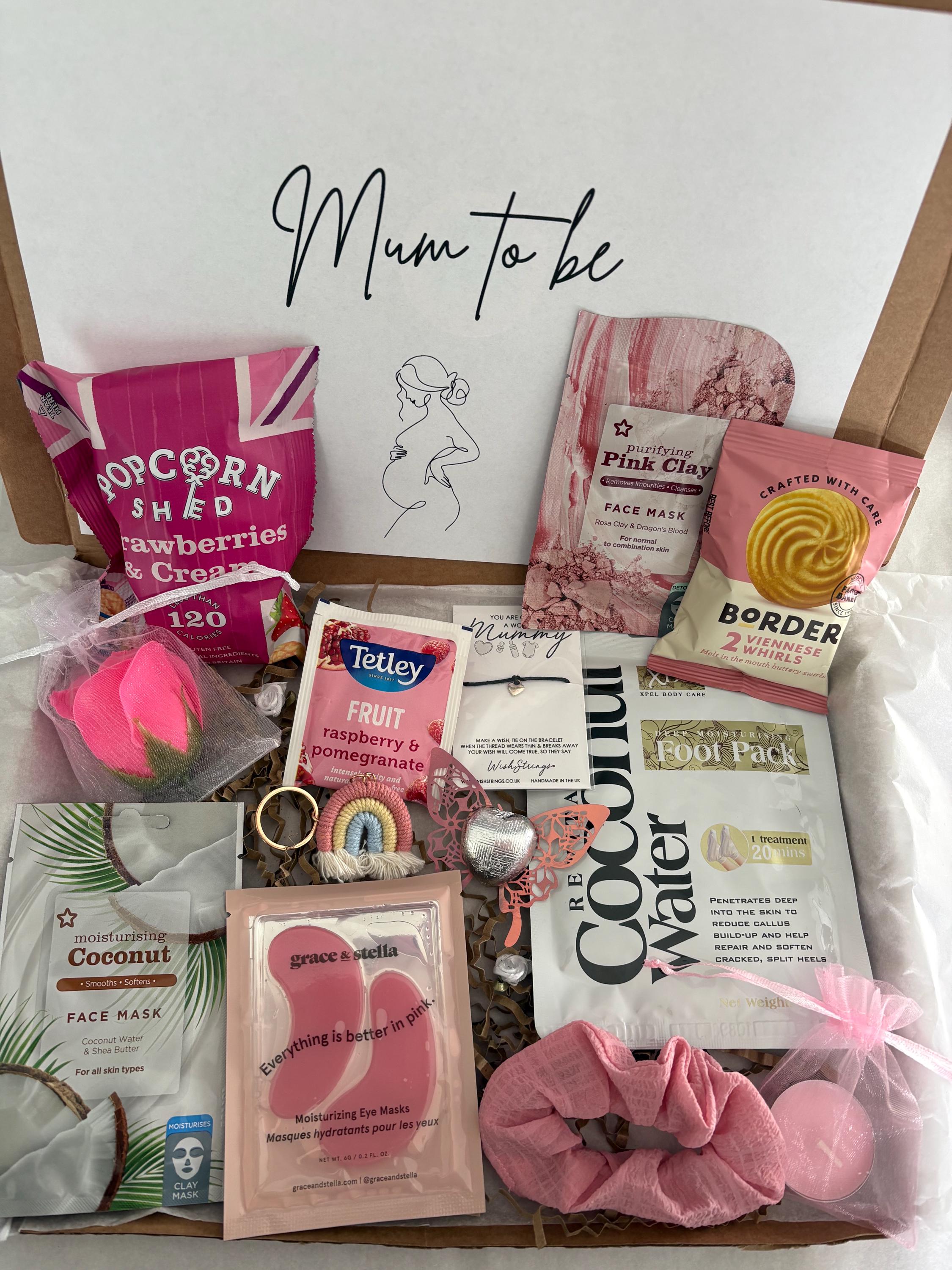Mum to Be Pamper Gift Box, Pregnancy Relaxation Hamper, Self-care ...