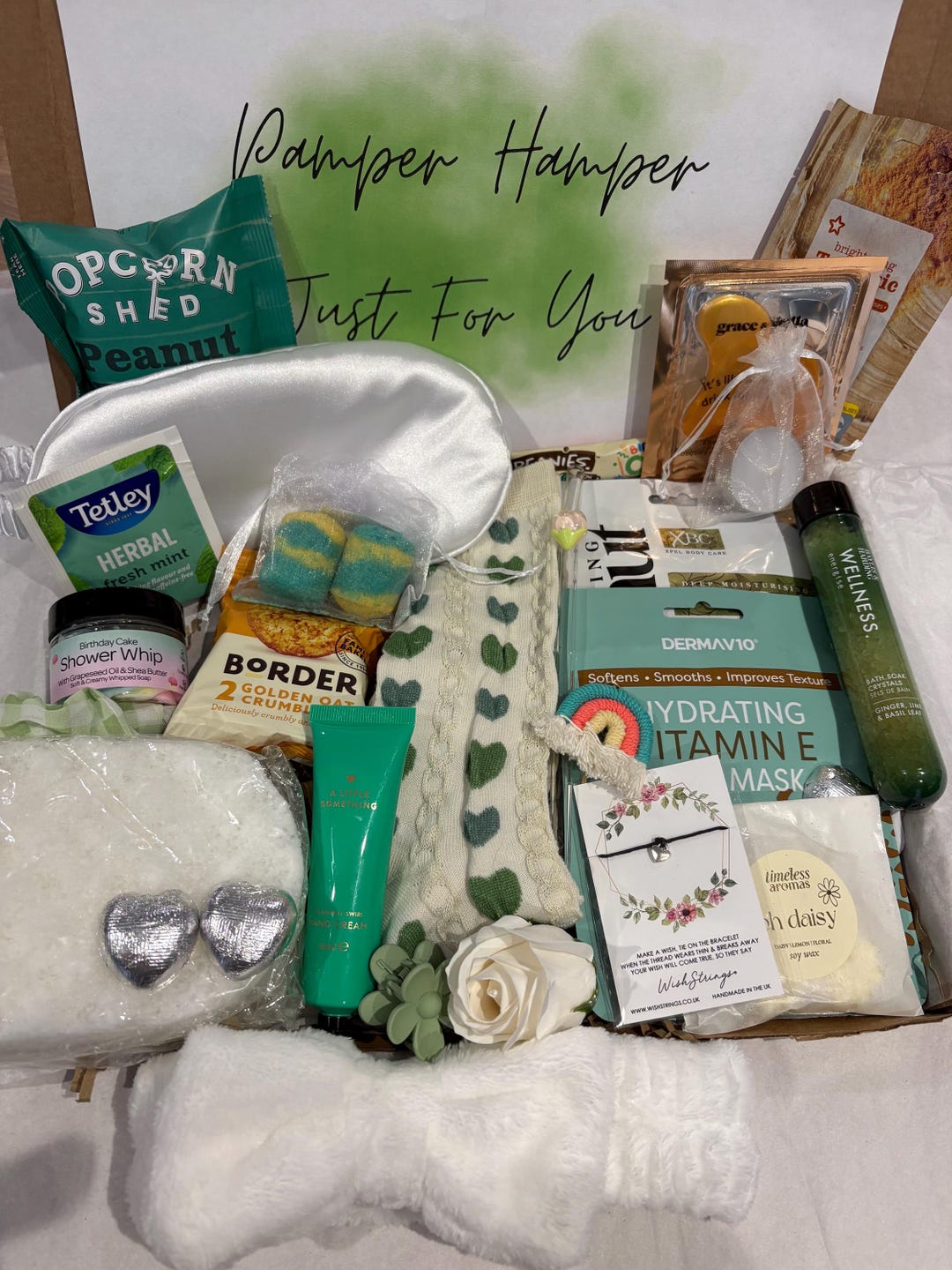 Green Pamper Hamper, Self-care Spa Gift Box - Etsy UK