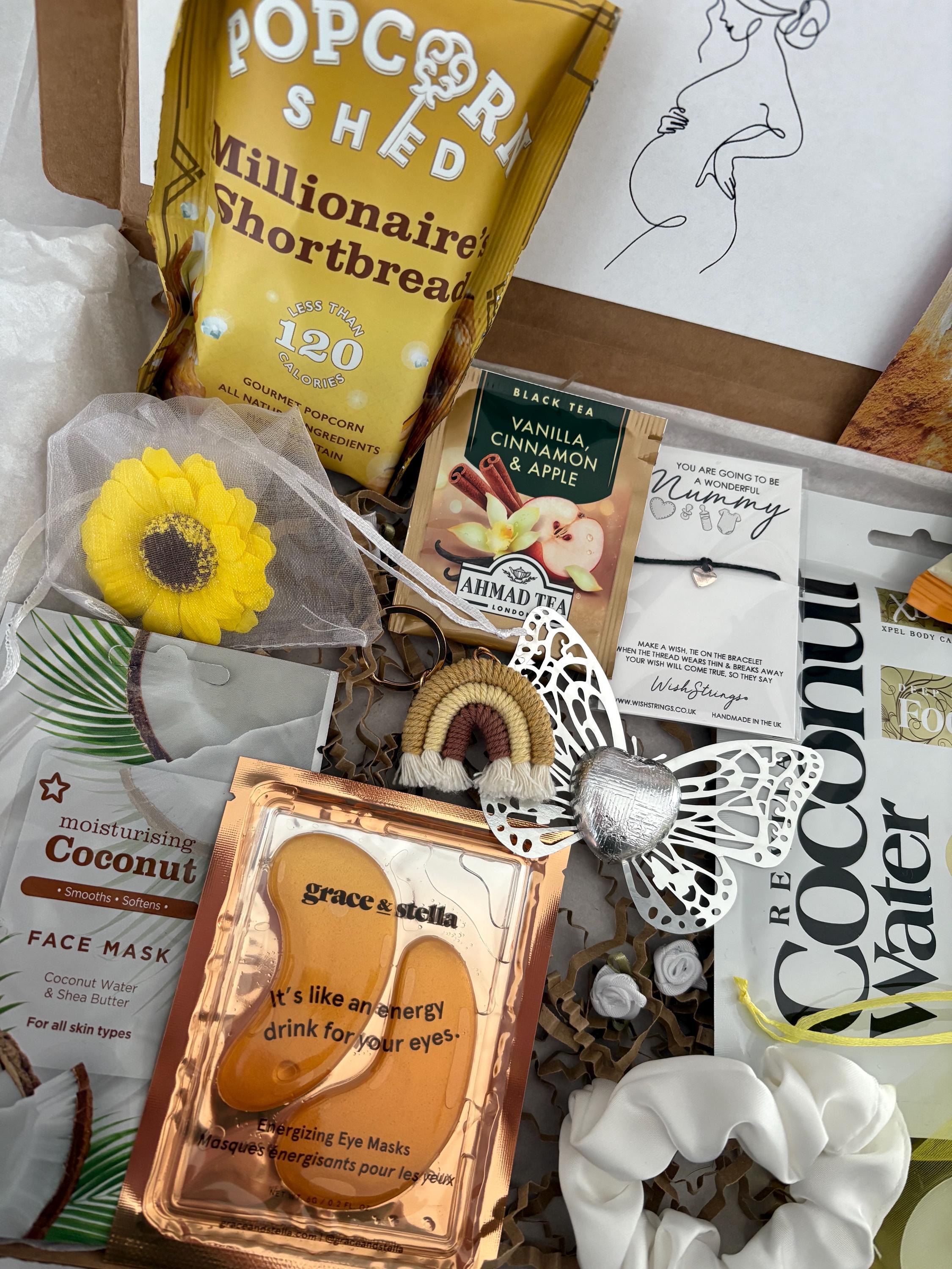 Mum to Be Pamper Gift Box, Pregnancy Relaxation Hamper, Self-care ...