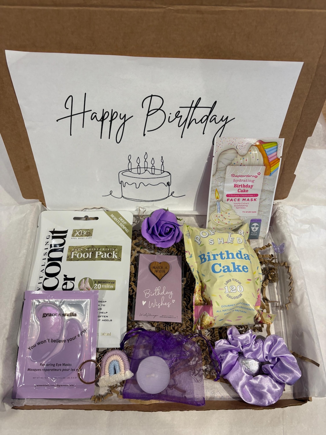 Birthday Pamper Hamper, Self-care Gift Box - Etsy