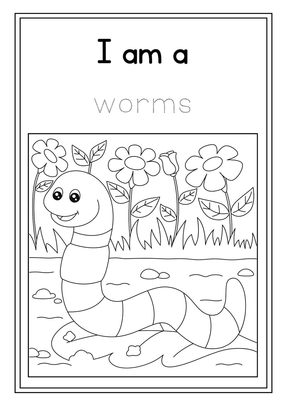 9 Minibeasts Coloring & Tracing Pages for Kids | Ant, Mosquito ...
