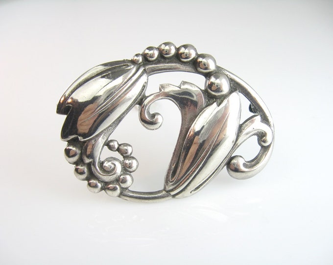 Vintage Sterling Silver Brooch. Nordic Jewelry. Signed Viking - Etsy