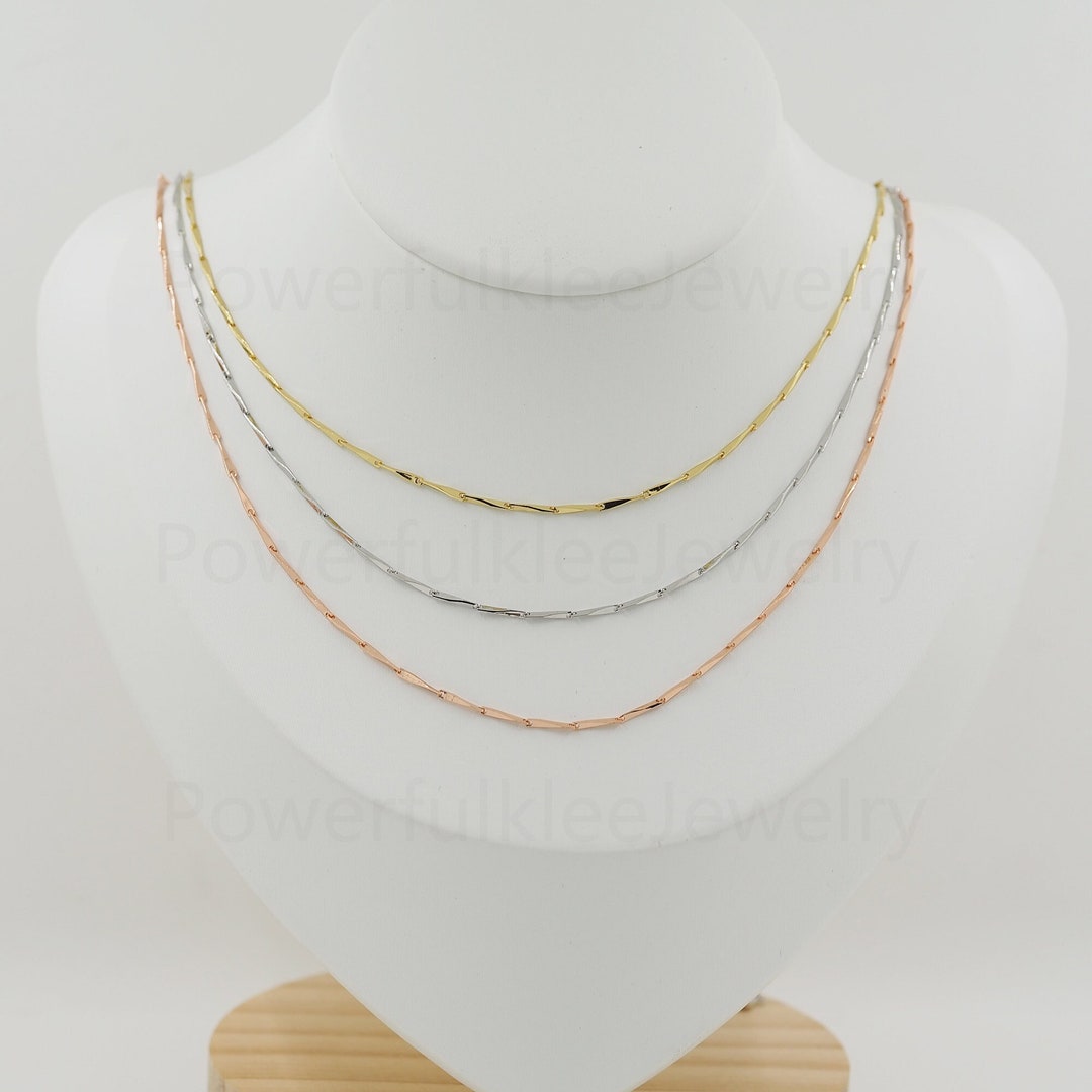 18K Gold Filled Dainty Thin Link Chain-gold Thin - Etsy