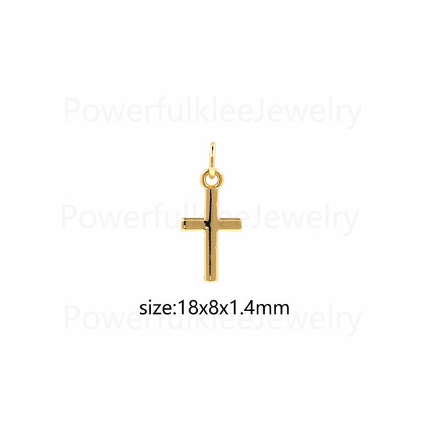 Gold Cross Necklace - Etsy