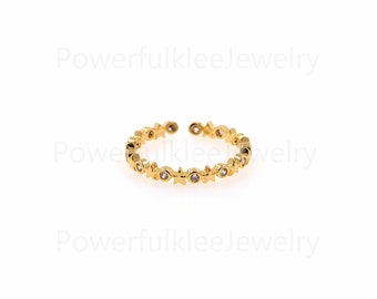 Gold Five Star Ring - Etsy