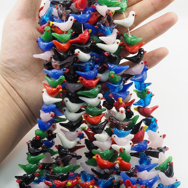 Bird Beads - Etsy