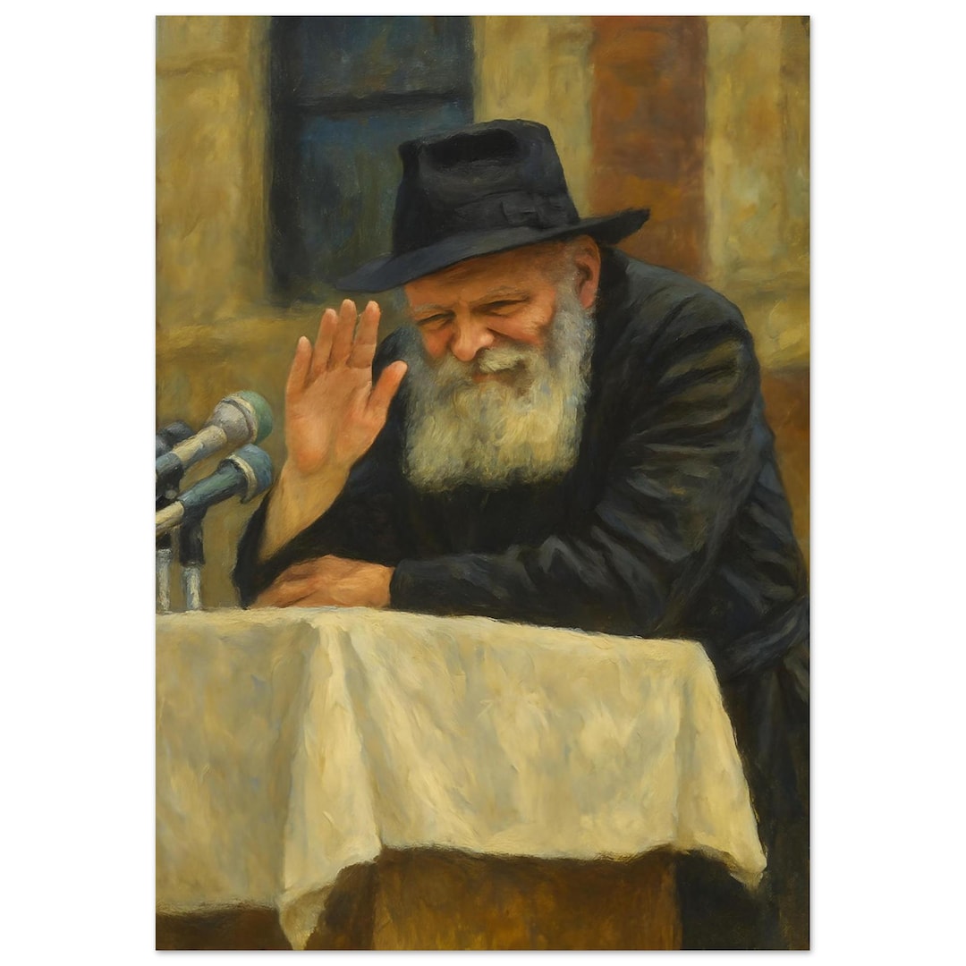 Poster Lubavitcher Rebbe Style Premium Matte Paper - Etsy
