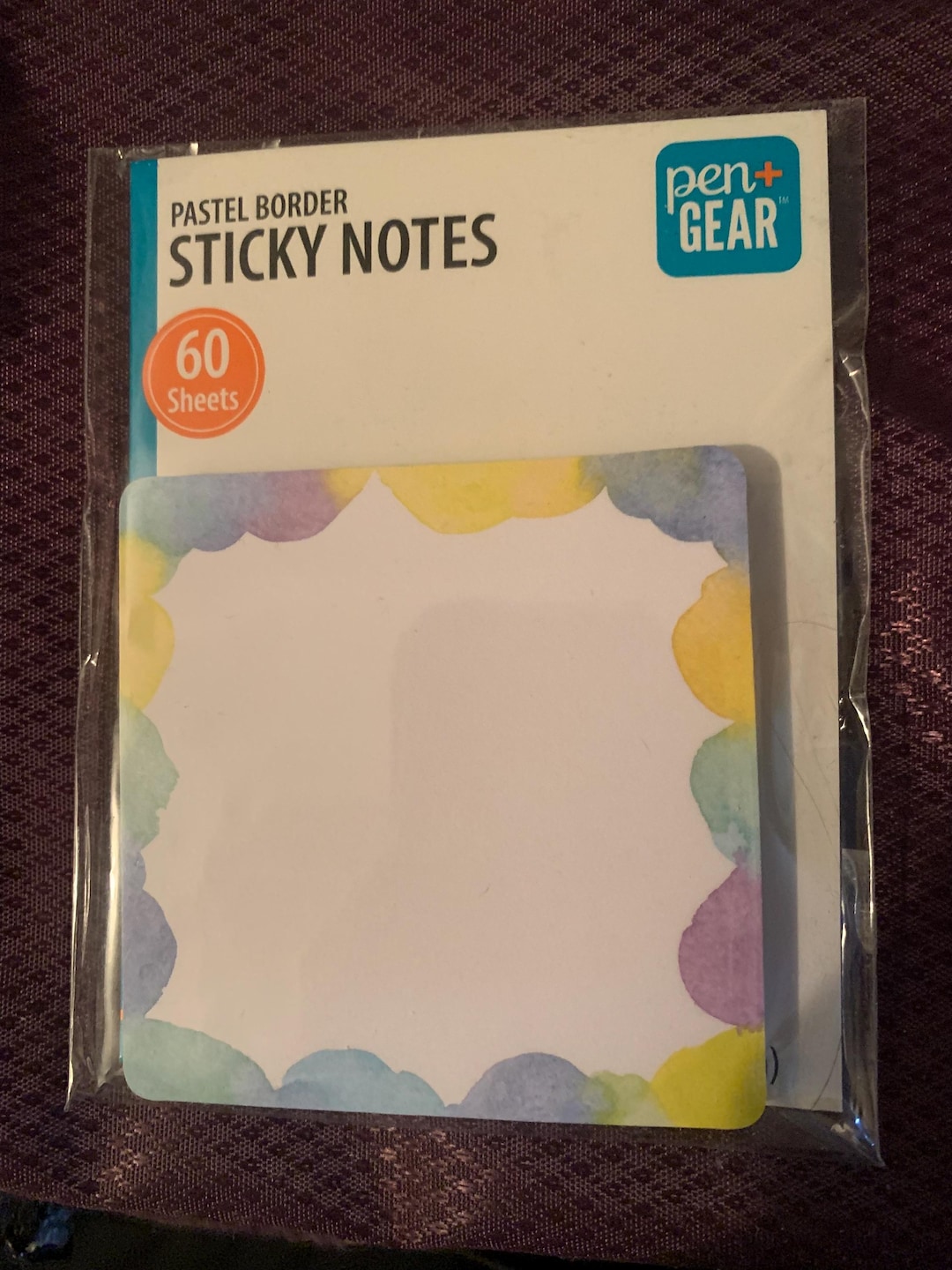 Pastel Border Sticky Notes - Etsy