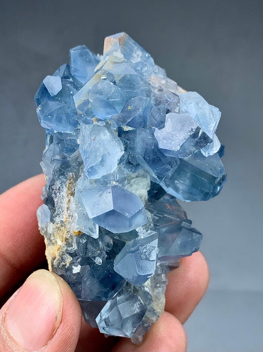 135 Gram Natural Blue Celestine Crystal Specimen From Afghanistan | Sky ...
