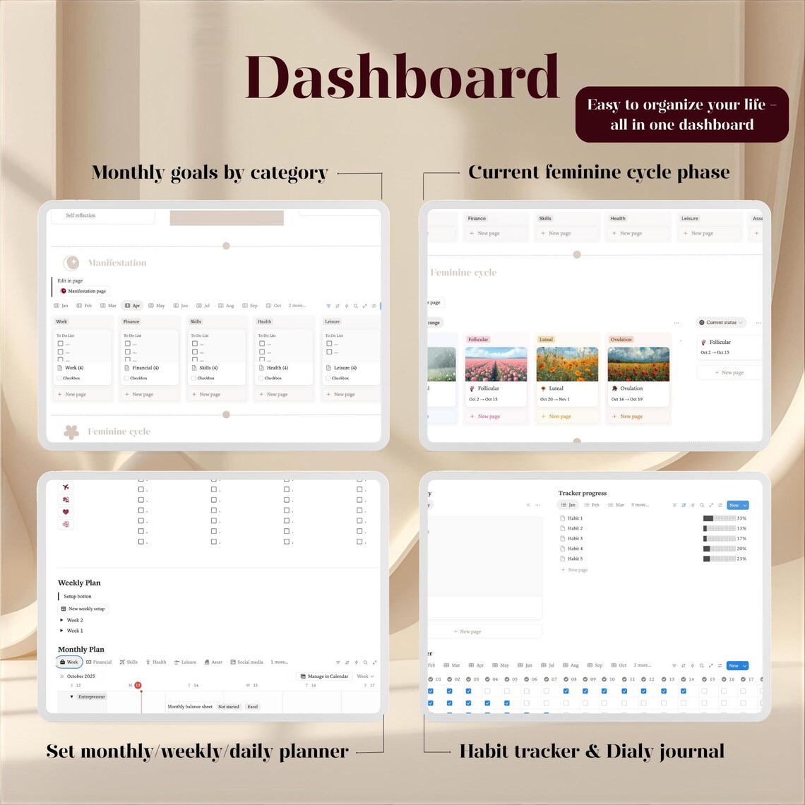 The Ultimate Notion Planner Template. Life, Goals and Productivity ...
