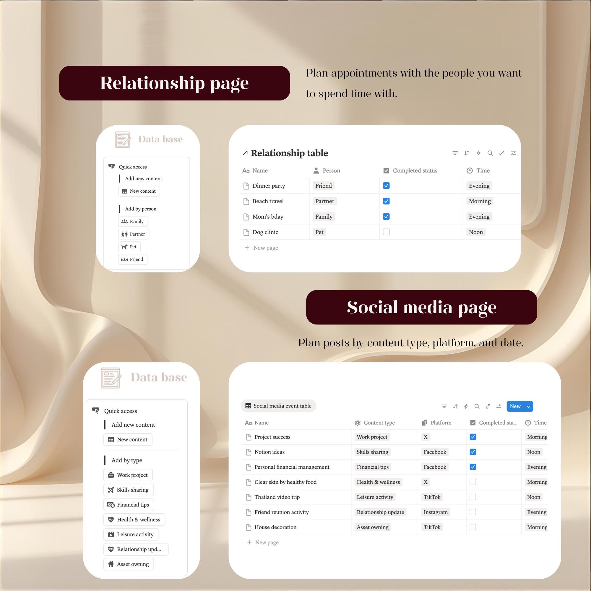 The Ultimate Notion Planner Template. Life, Goals and Productivity ...