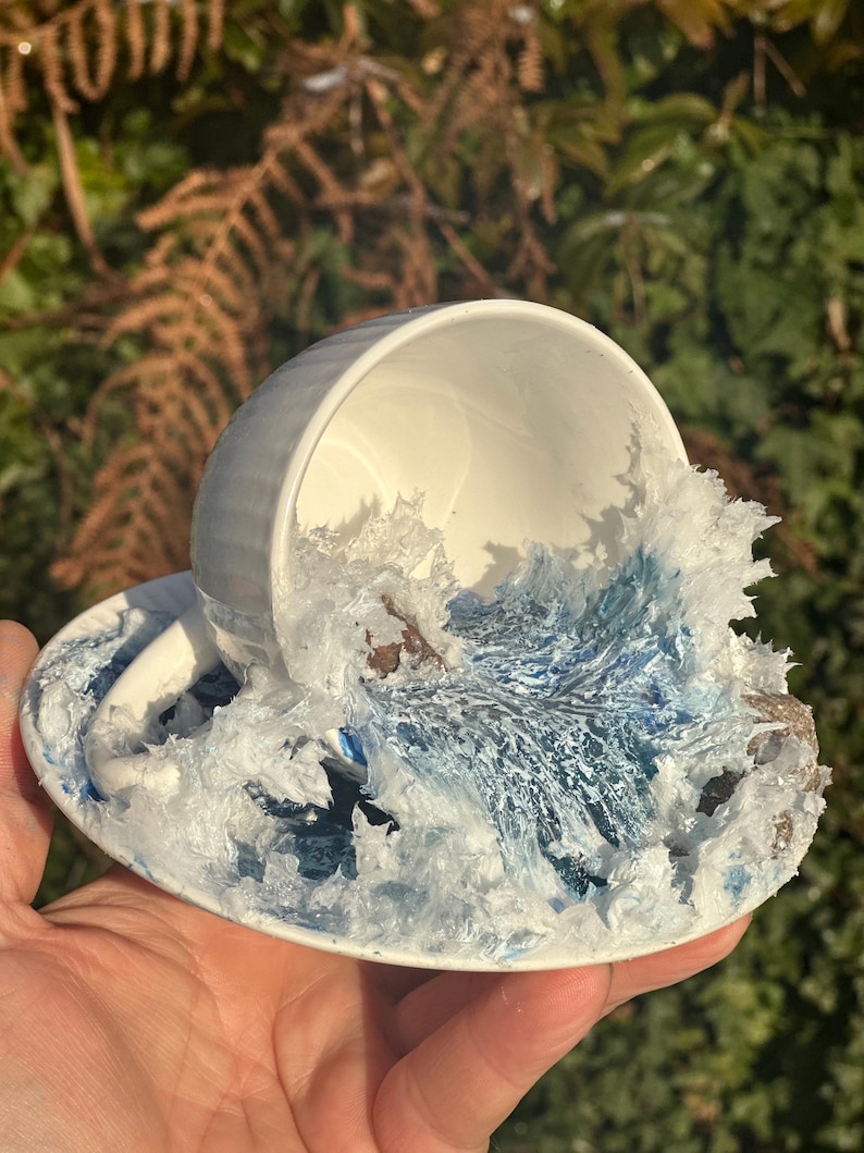A Storm in a Teacup - Wave Sculpture , Sculpture - Etsy