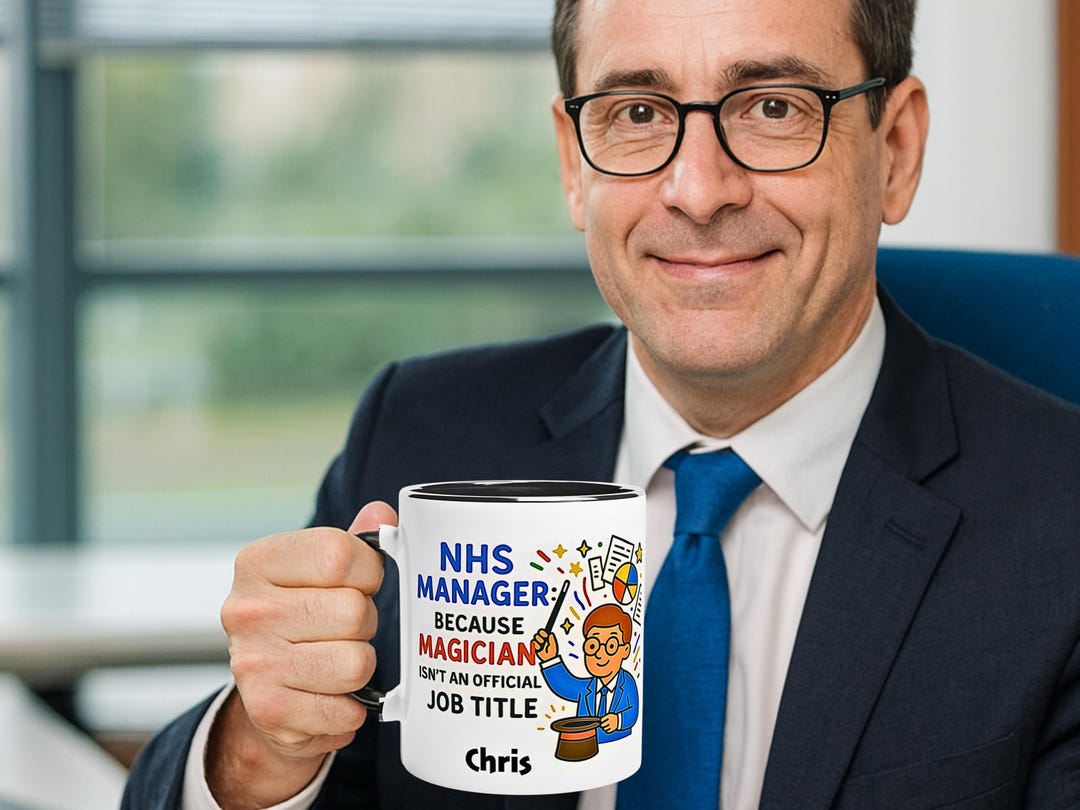 Personalized NHS Manager Mug - Ceramic Gift for Healthcare Heroes - Etsy