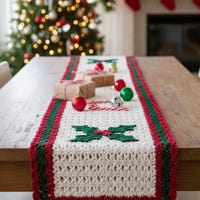 Vintage Filet Crochet Pattern Christmas Bells Tablecloth PDF Instant ...