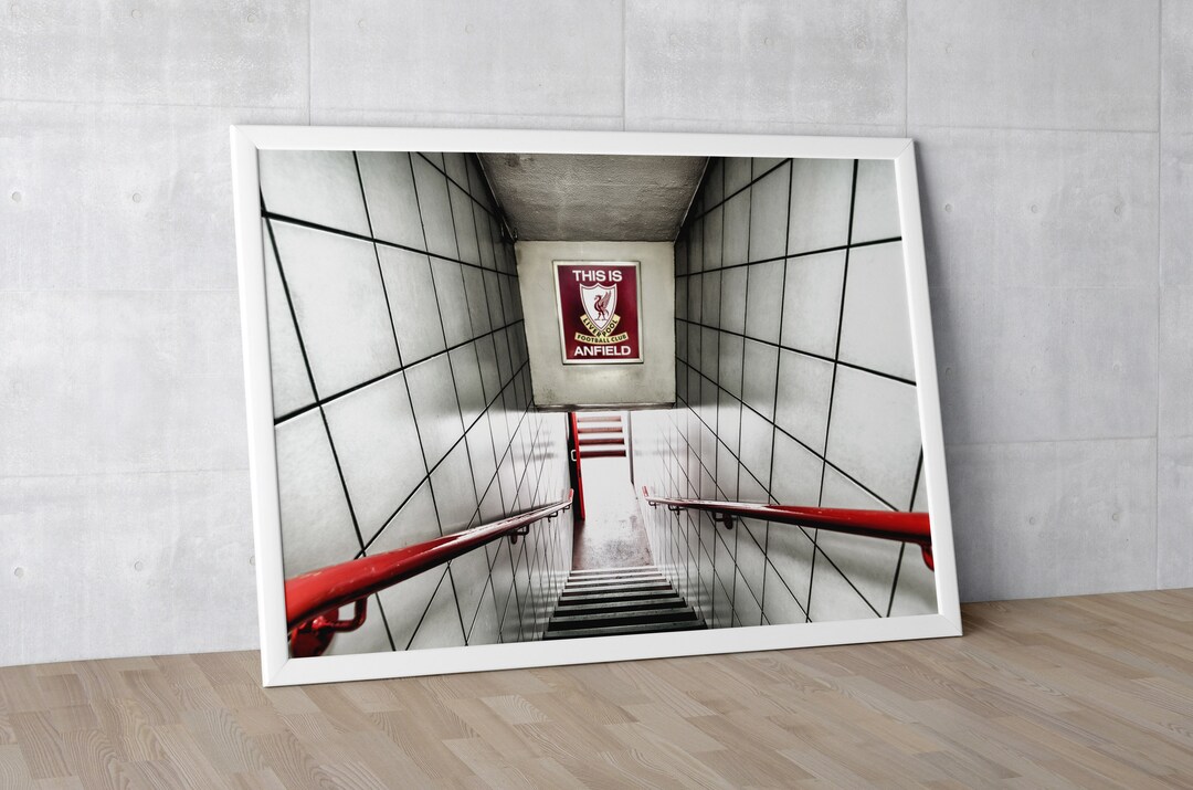 The World Famous 'this is Anfield' Sign at Liverpool FC. Instant ...
