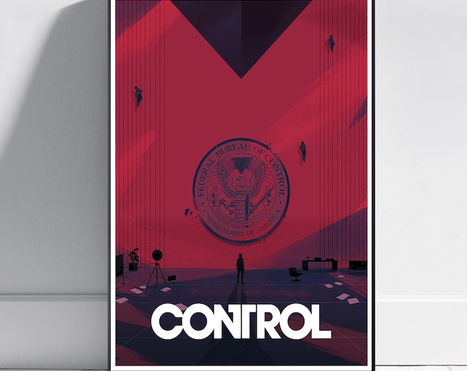 Control Video Game Art Print Tall Vertical - Etsy Canada