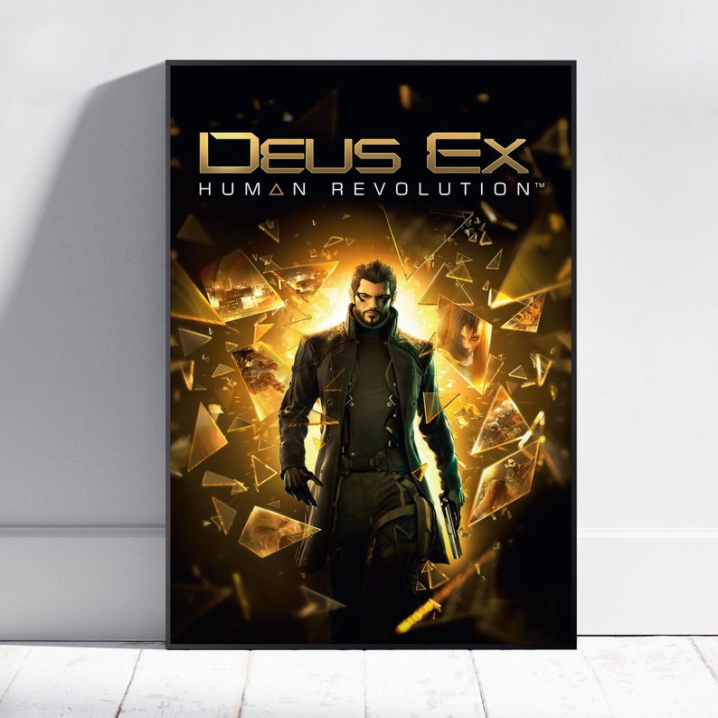 Deus Ex Poster, JC Denton Wall Art, Game Print - Etsy
