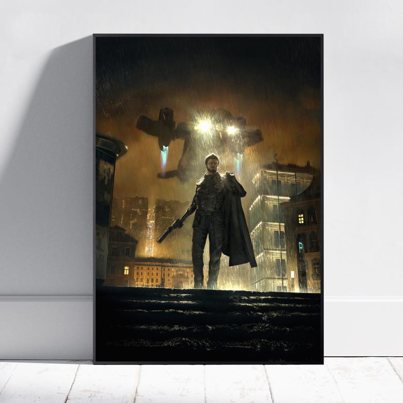 Deus Ex Poster, JC Denton Wall Art, Game Print - Etsy