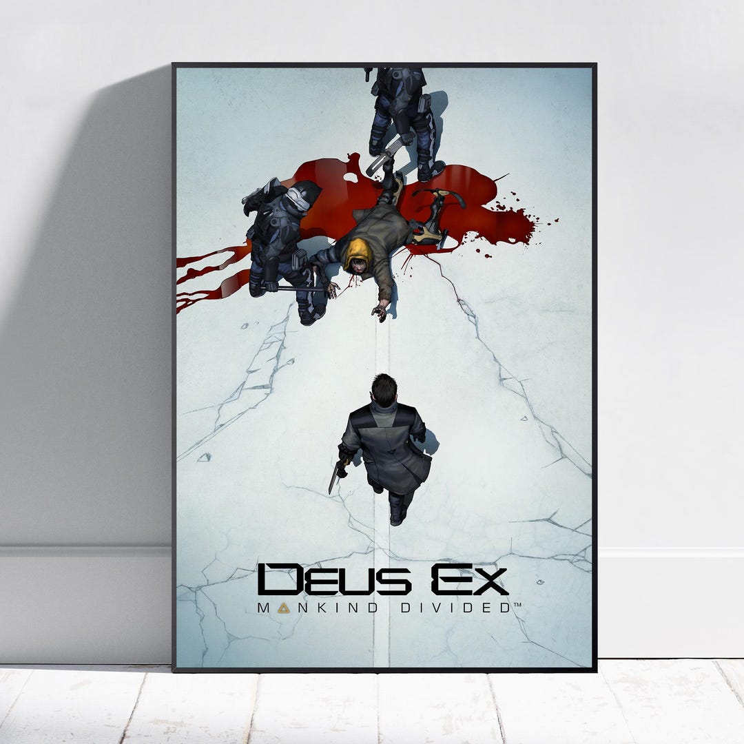 Deus Ex Poster, JC Denton Wall Art, Game Print - Etsy