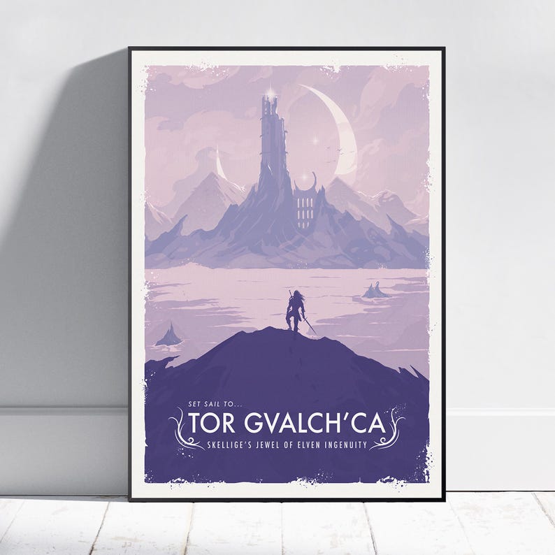 Witcher Map Poster | Kaer Morhen Wall Art | Game Print #3 - Etsy
