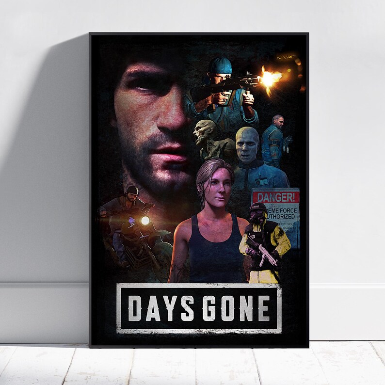 Days Gone Poster | Deacon St. John Wall Art | Game Print - Etsy