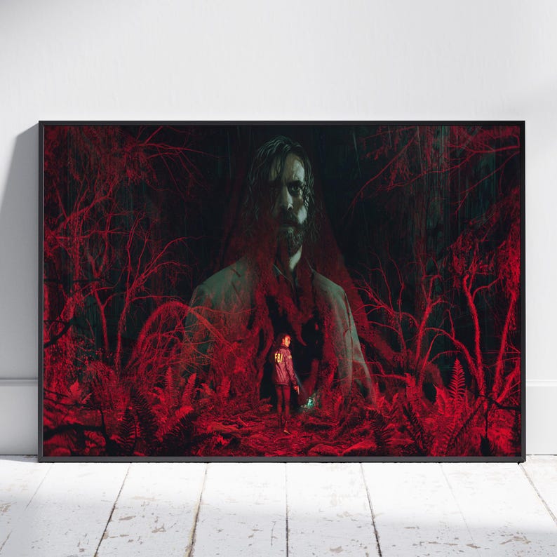 Alan Wake Poster | Horror Game Wall Art | Game Print #2 - Etsy