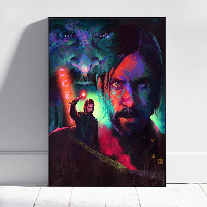 Alan Wake Poster | Horror Game Wall Art | Game Print #2 - Etsy