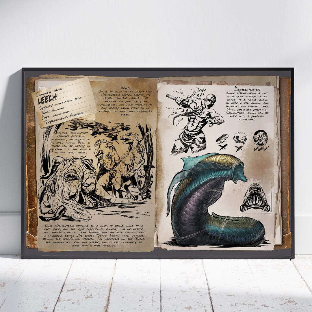 ARK Survival Evolved Poster | Dossiers Wall Art | Game Print #9 - Etsy