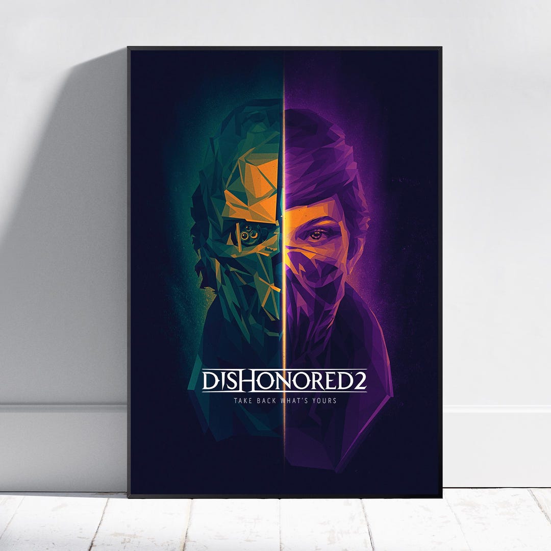 Dishonored Poster | Corvo Attano Wall Art | Game Print #4 - Etsy