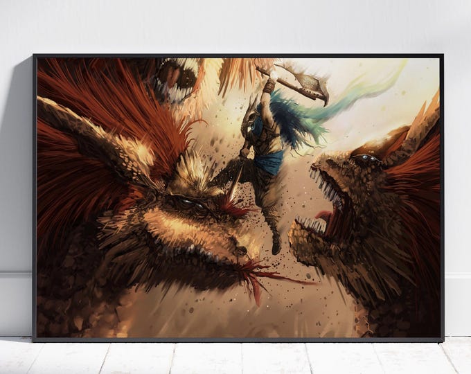 Deviljho Painting, Monster Hunter World Illustration, Angry Pickle ...