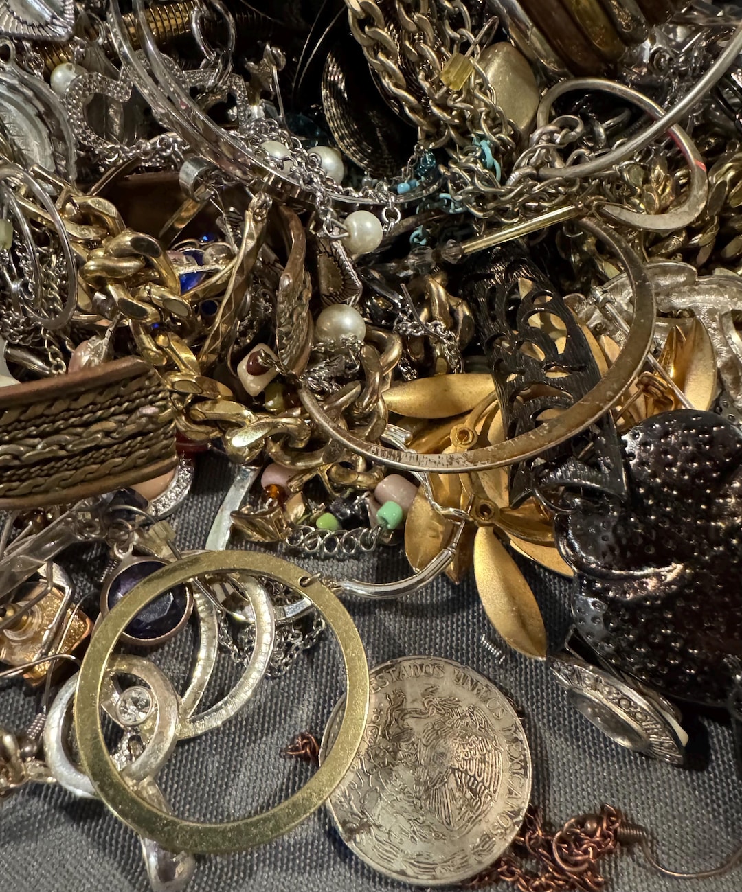 Vintage to Modern Costume Jewelry Destash Lot: Crafting, Repair ...