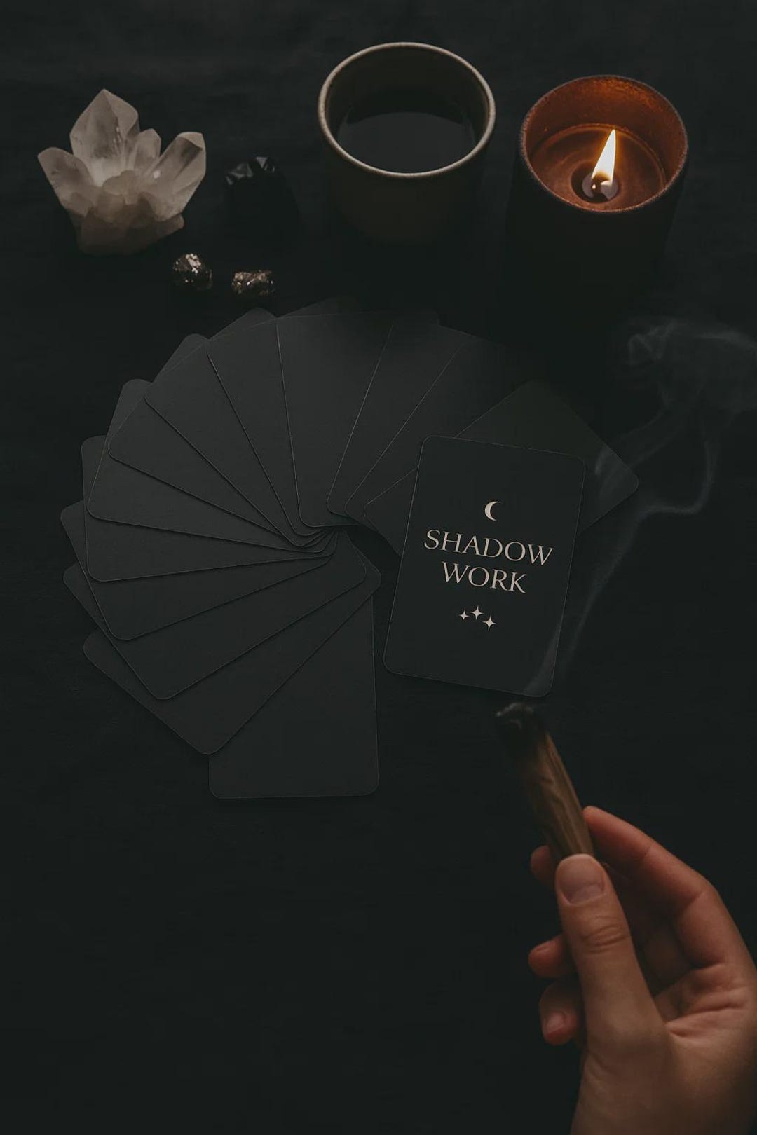 Shadow Work Ritual Cards: Dark Feminine Affirmations (printable PDF) - Etsy
