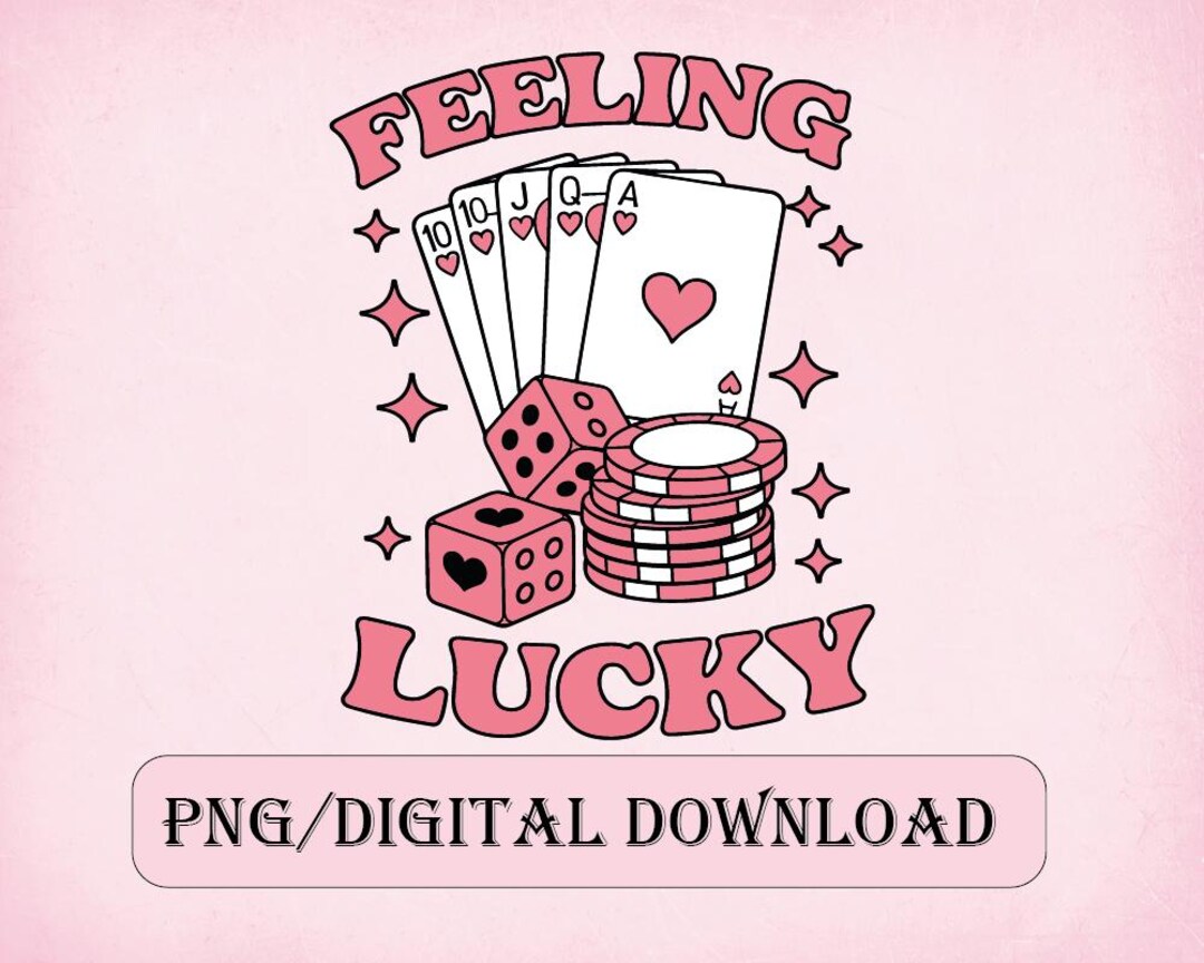 Feeling Lucky Png, Poker Cards Png, Casino Dice Png, Valentines ...