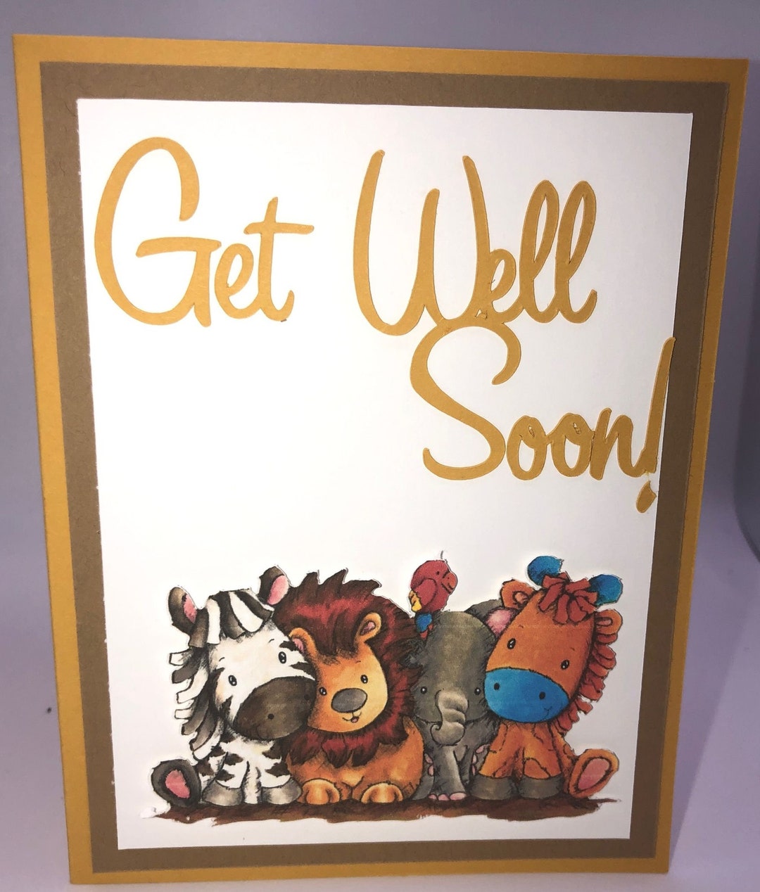Child's Get-well Card Handmade/homemade - Etsy UK