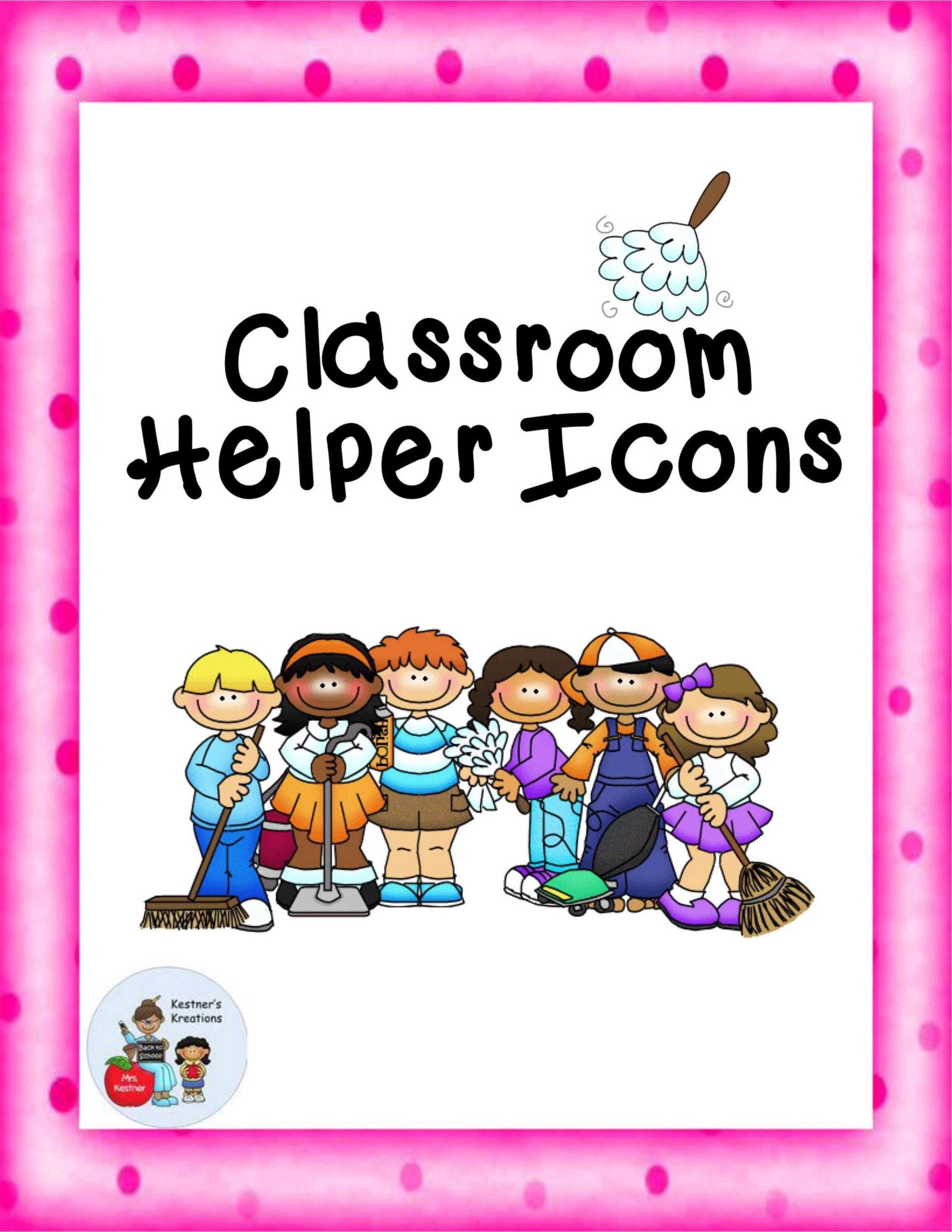 24 Classroom Helper Icons - Etsy