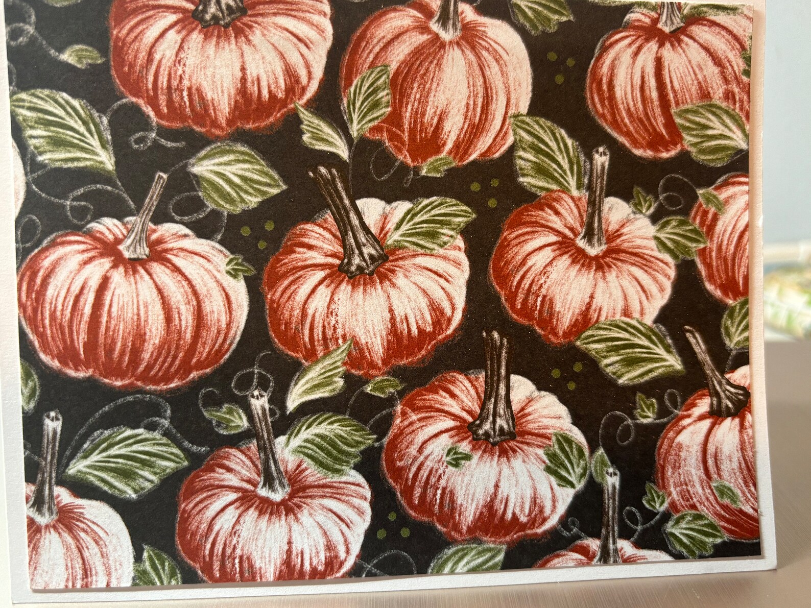 4 Homemade Fall Note Cards Rustic Harvest Stampin up Designer Series ...