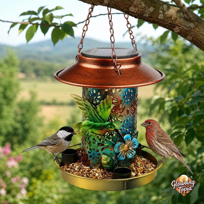 Hanging Bird Solar Lights - Etsy
