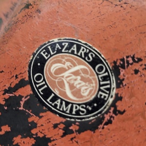 Elazar's Olive Copper Oil Lamp Pair If Two - Etsy