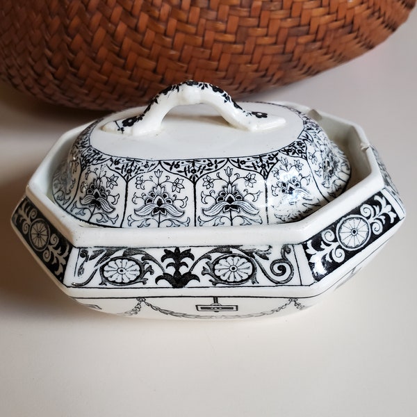 Black Transferware - Etsy