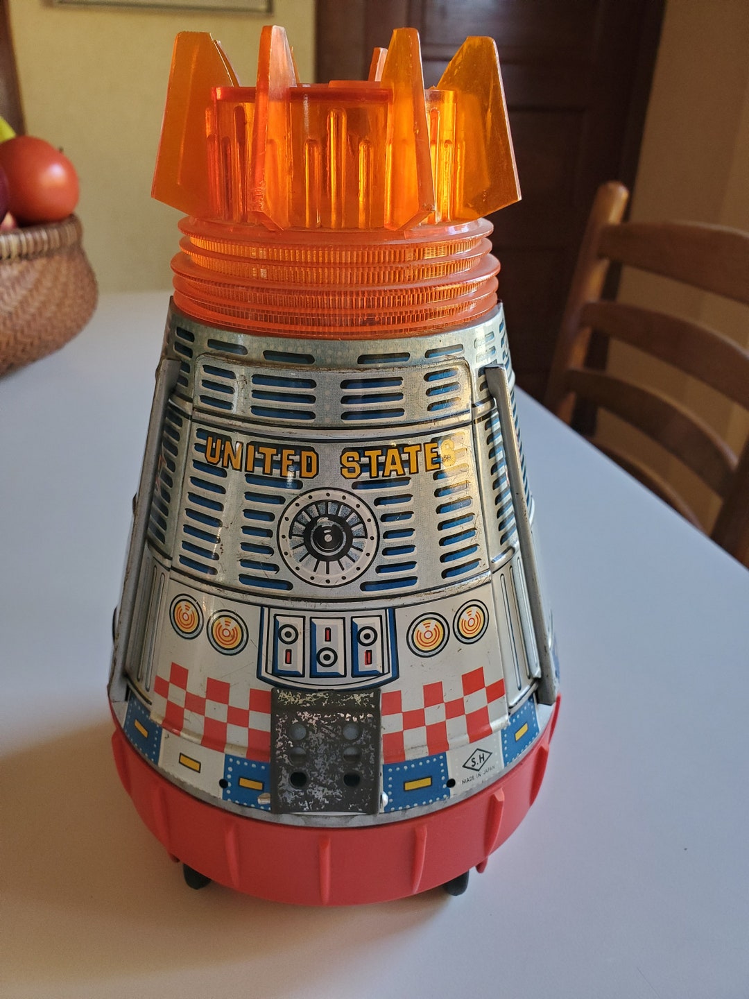 1960s Nasa Space Capsule Tin Toy - Etsy