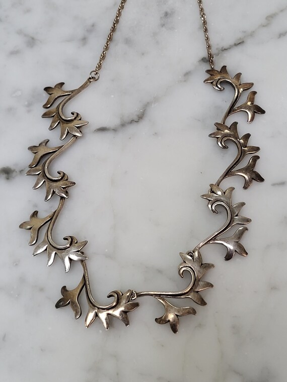 Vintage Peter Stone Sterling Signed Necklace - Gem