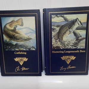 Vintage Fishing Books Largemouth Bass and Catfishing - Etsy